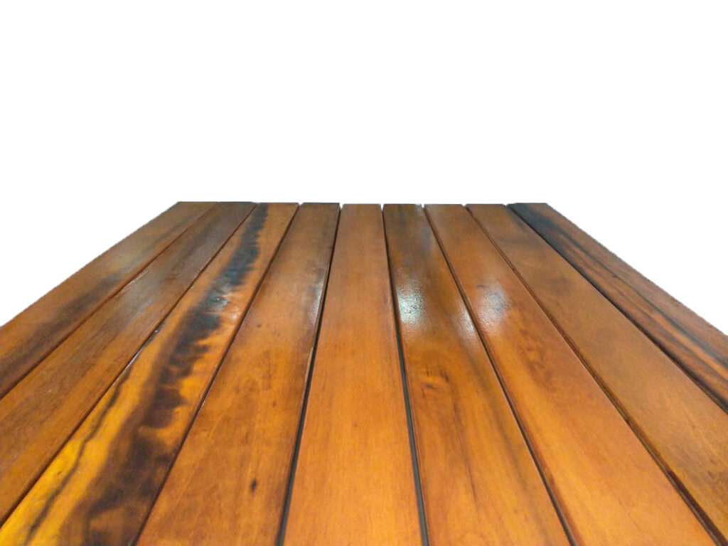 Deck De Madeira Ripado Itaúba 2 cm x 10 cm x 0,45 cm