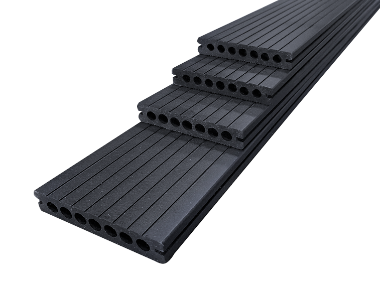 Deck WPC Black Canelado 2,0x12,0x3,00 metros