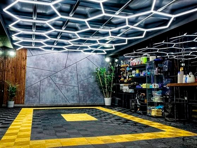 Piso Modular Automotivo Garagem Preto (01 M2)