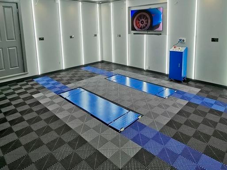 Piso Modular Automotivo Garagem Preto (01 M2)