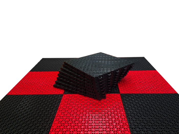 Piso Modular Automotivo Garagem Preto (01 M2)